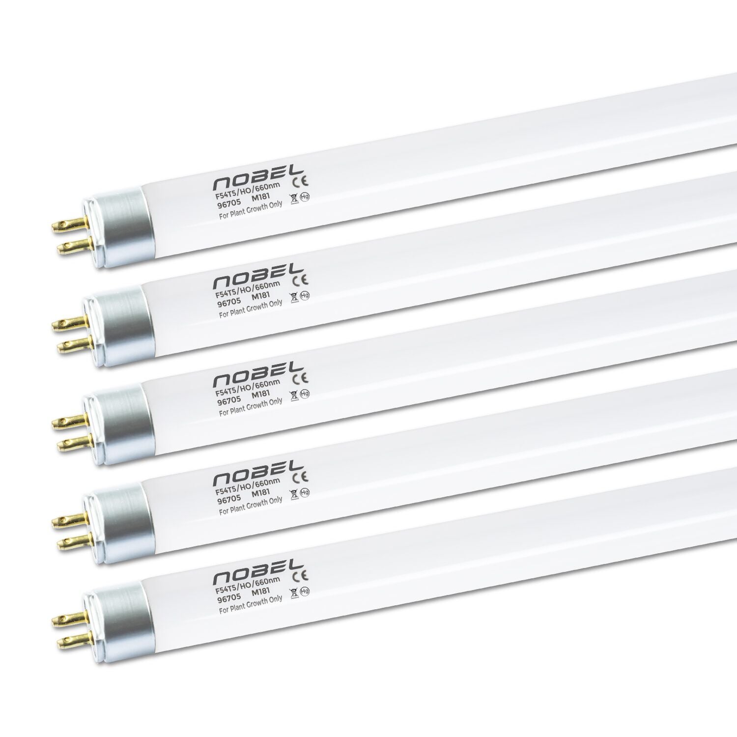 Nobel Commercial T5 4ft 54W HO Lamp 660 Pack of 5 – Agricova